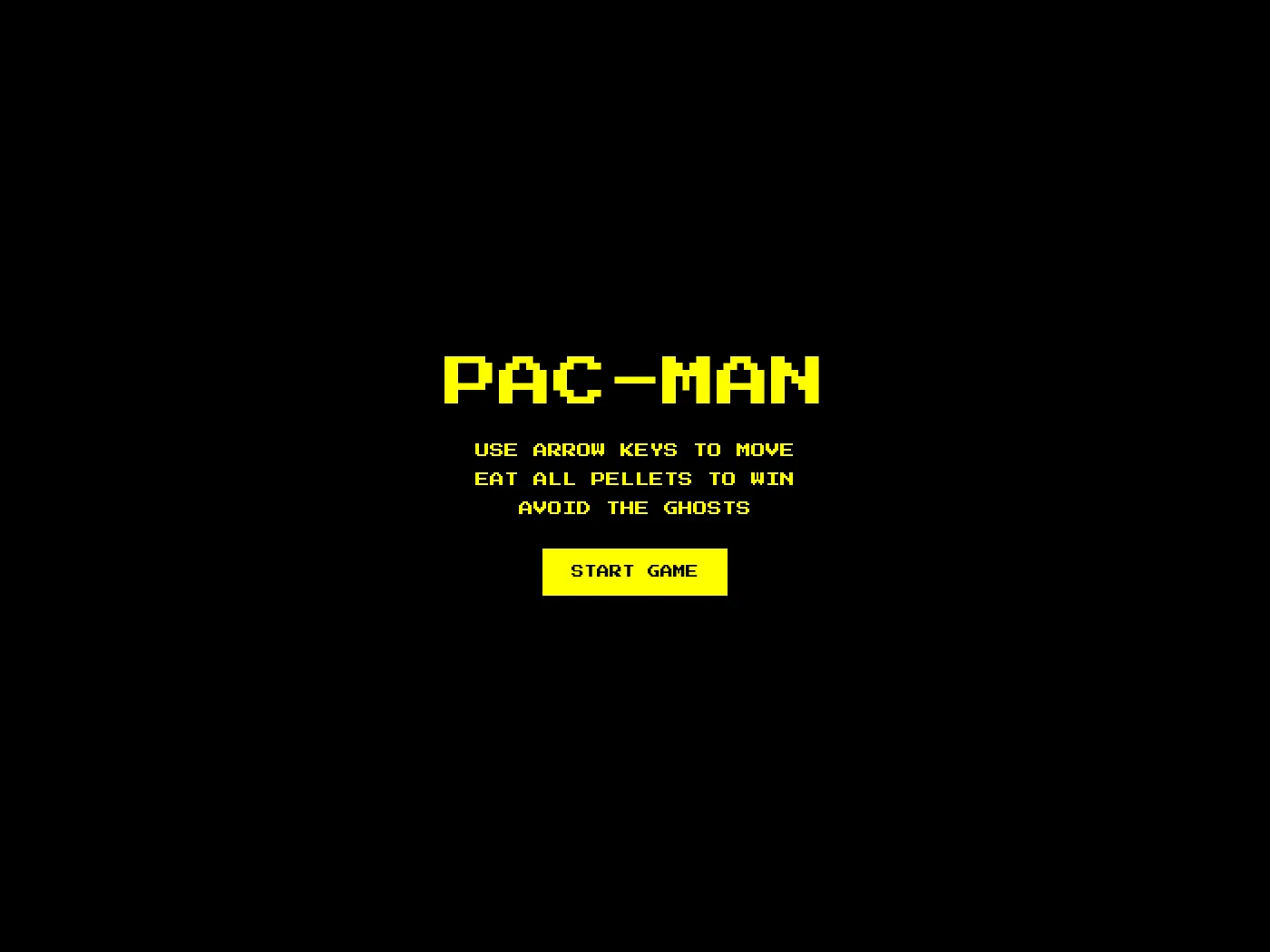Classic Pacman Arcade Game