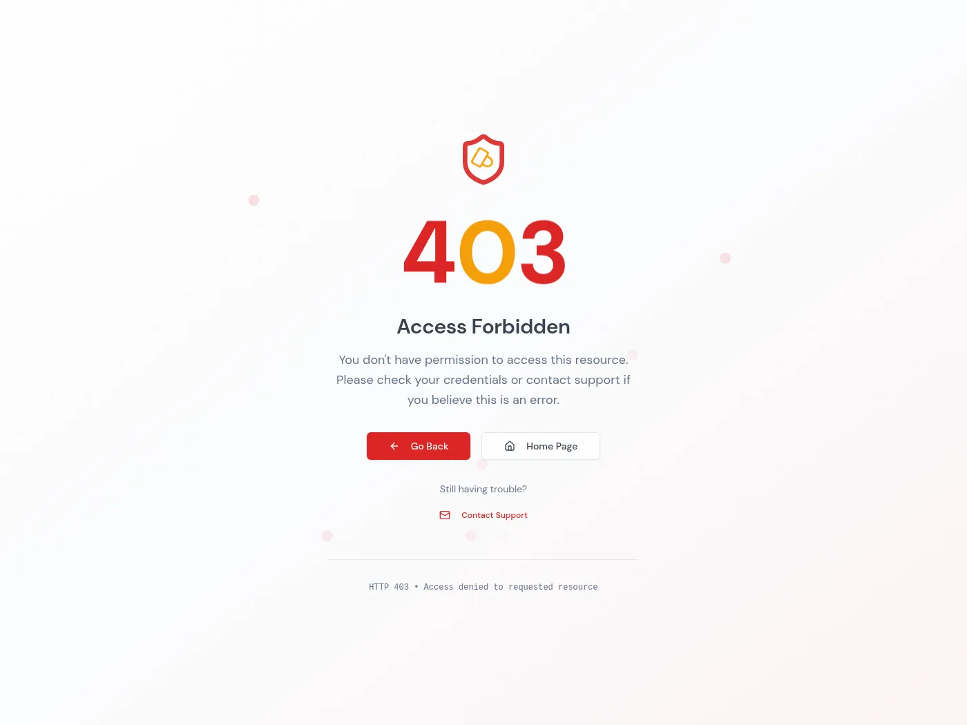 Custom 403 Forbidden Error Page