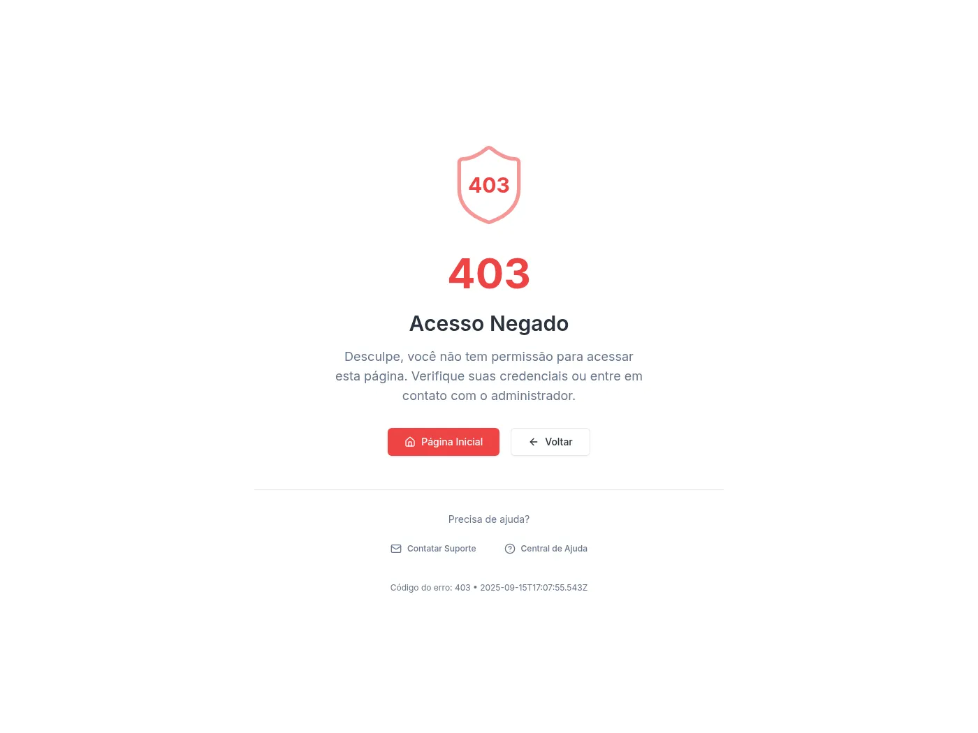 Custom 403 Error Page