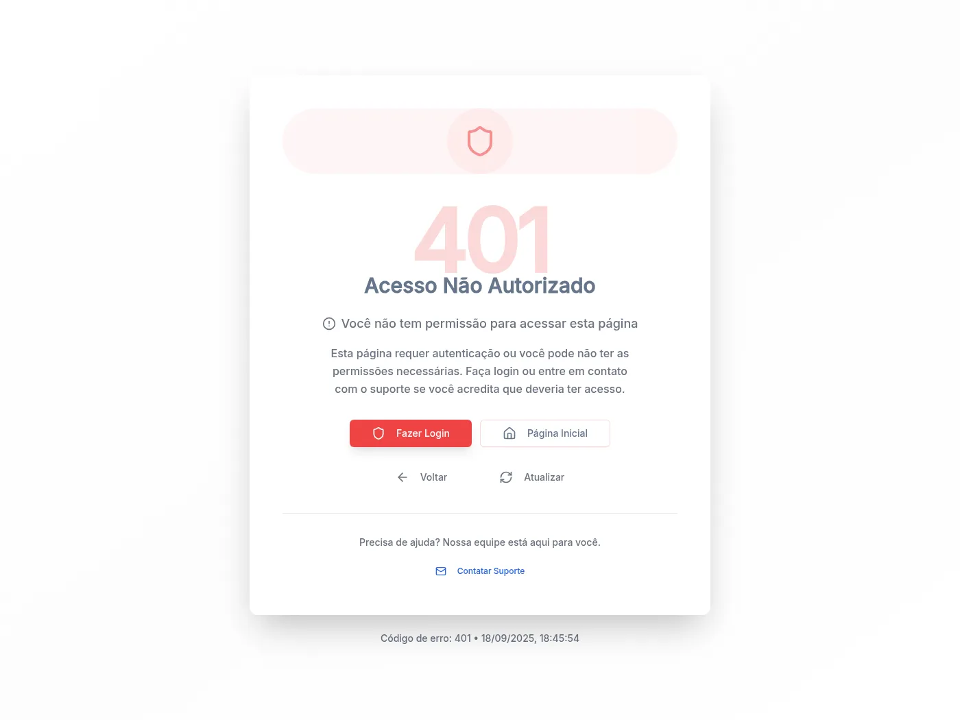 Custom 401 Error Page