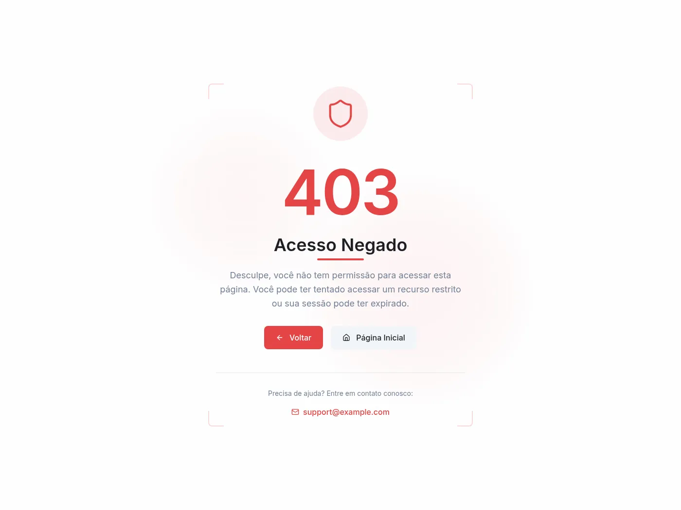 Custom 403 Error Page