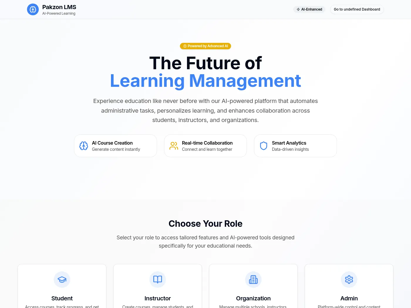 Pakzon LMS: AI-Powered School & Course Management Platform