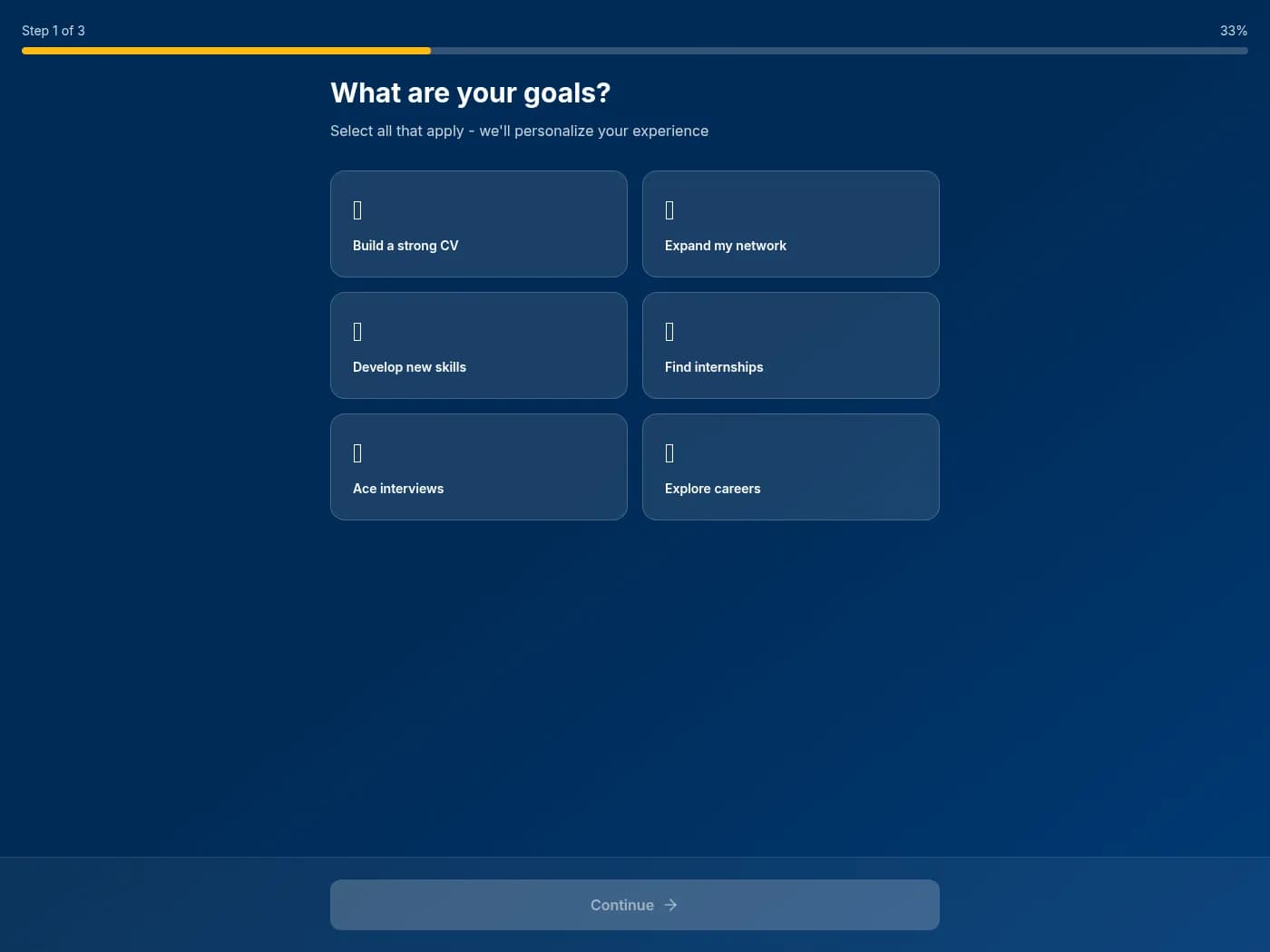 Palette Colori LUISS: Career Learning & AI Coaching Platform