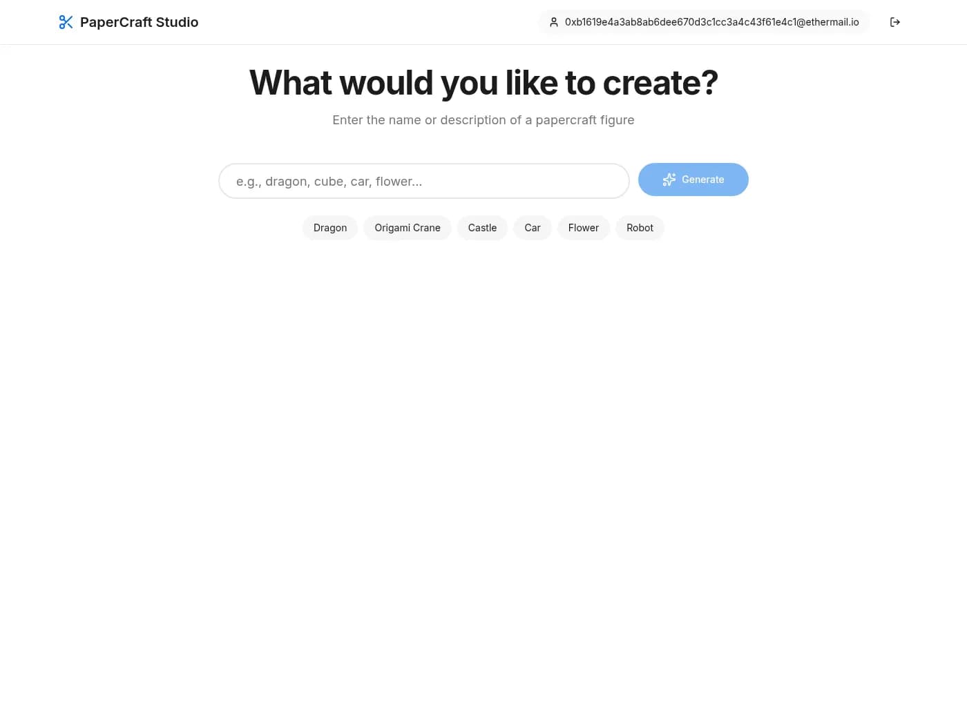 PaperCraft Studio: Elegant Web Platform for Creating Papercraft Models