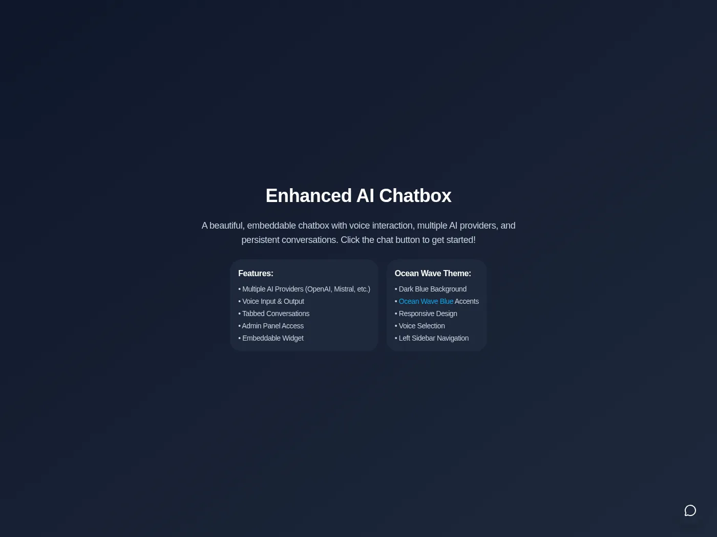 Parakeet & Chatterbox Enhanced AI Chatbox