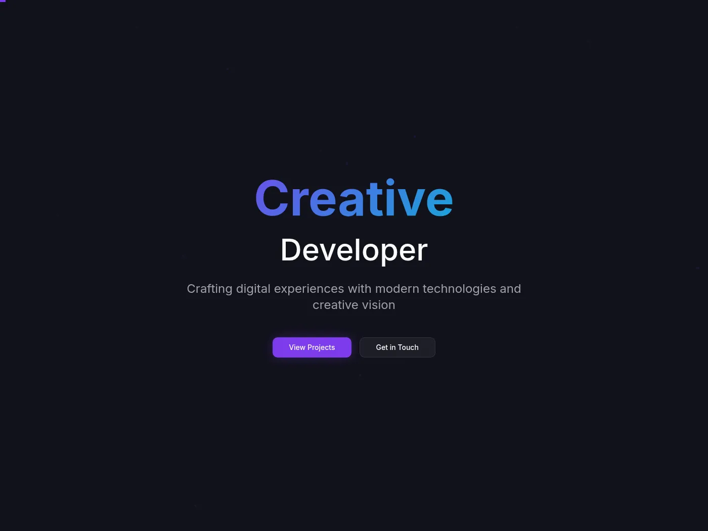Parallax Portfolio Showcase