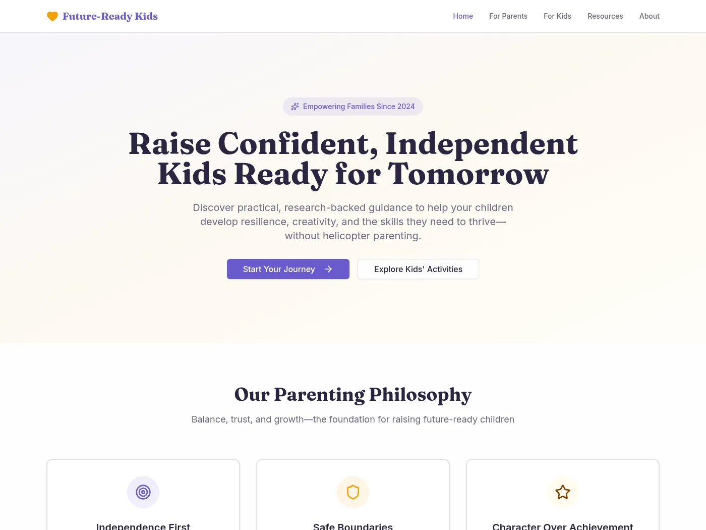 Parenting Guide for Future-Ready Kids