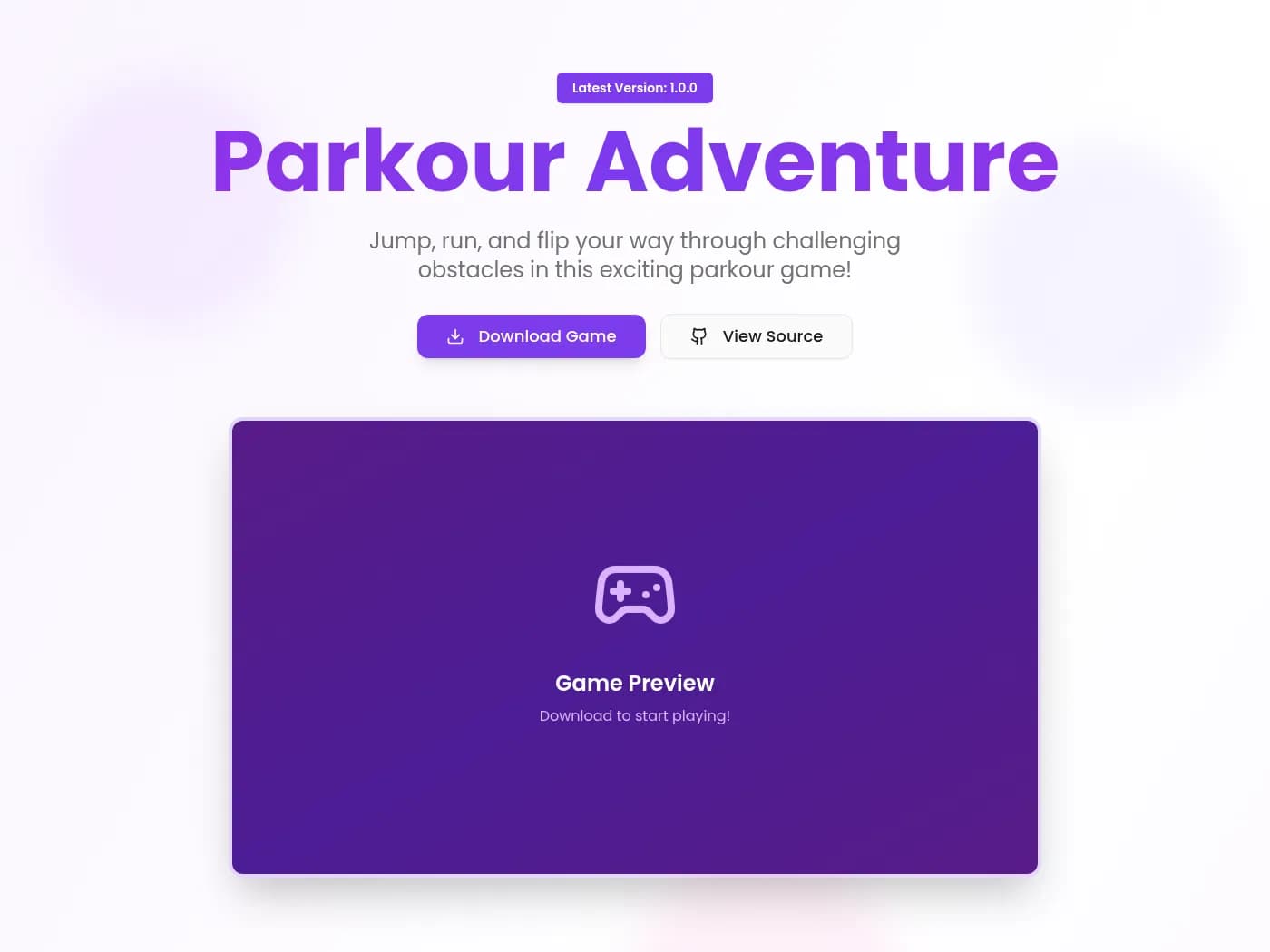 Parkour Adventure Game Download Site