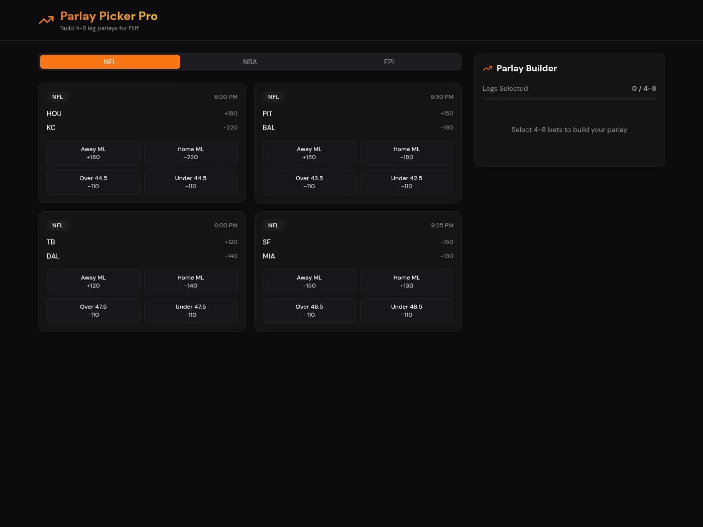 Parlay Picker Pro