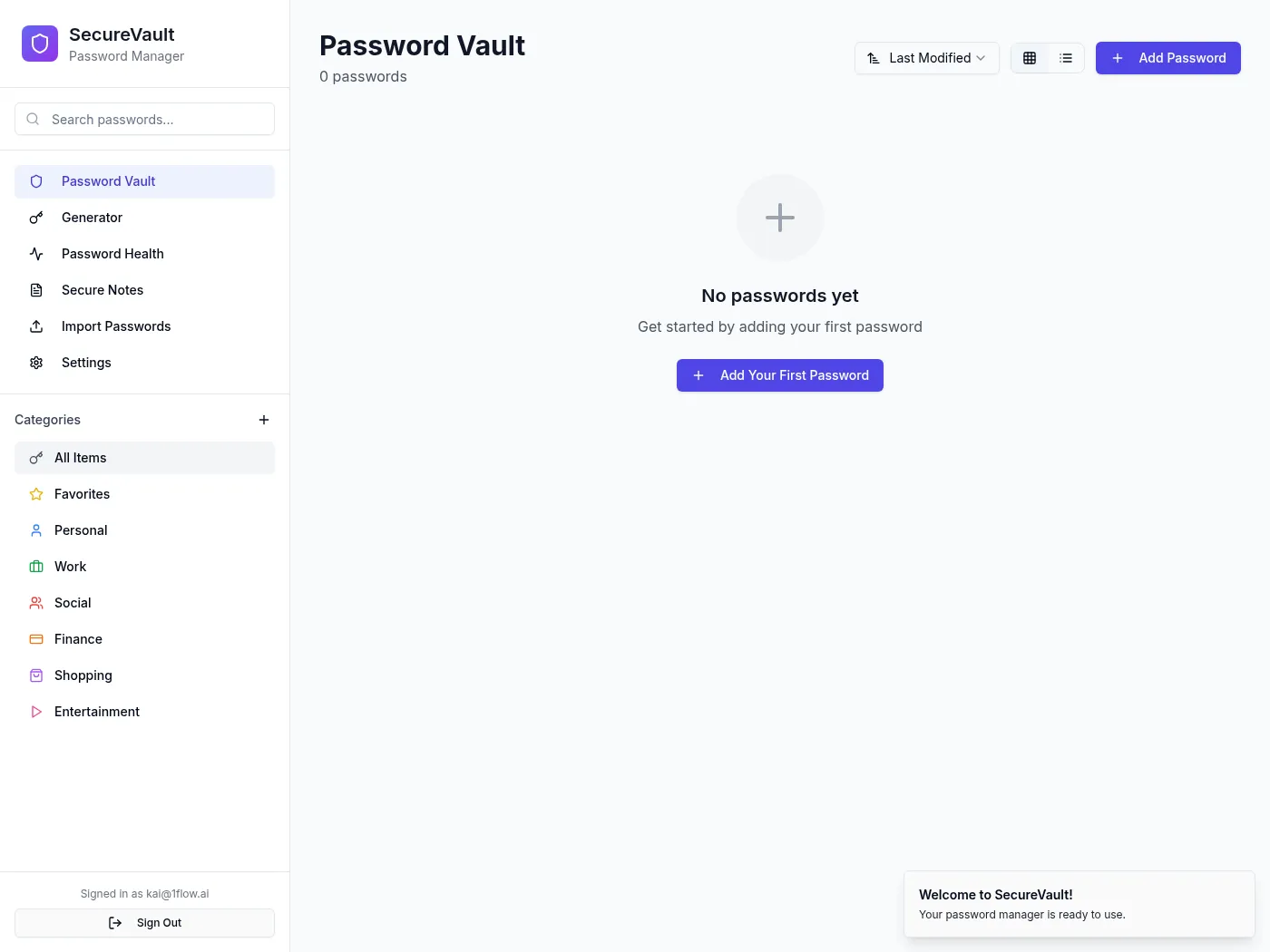 Password Manager App