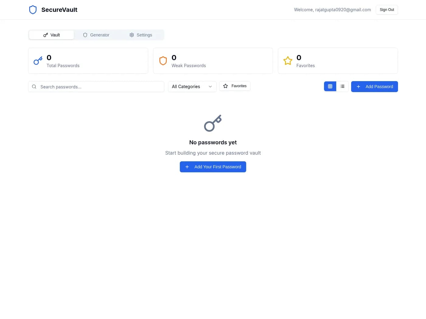 Password Manager App