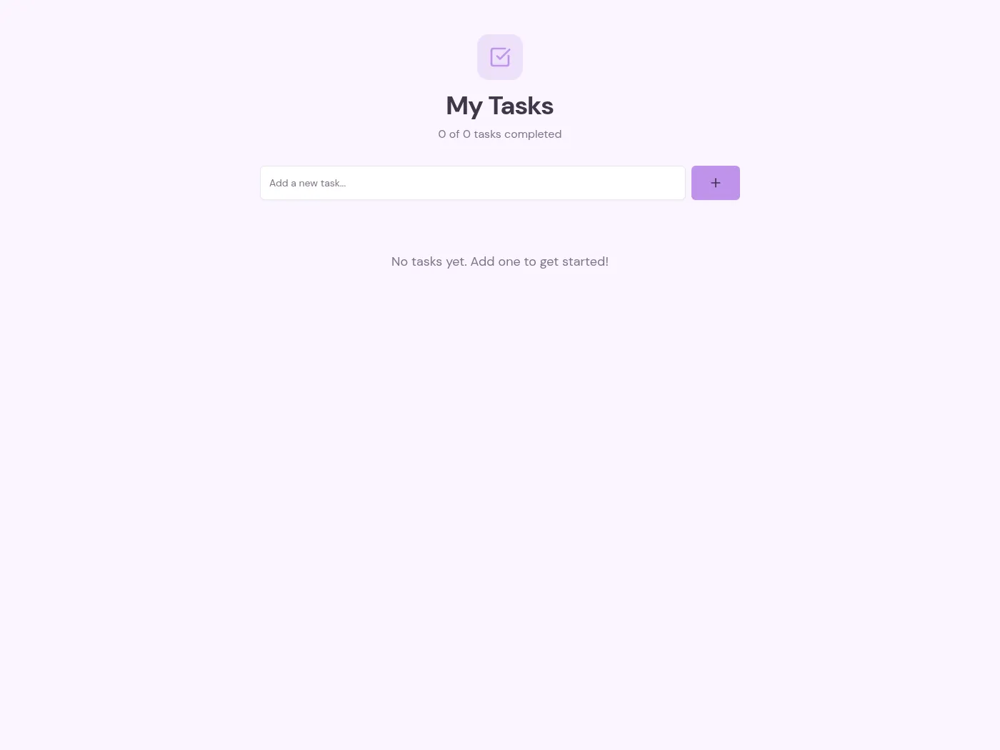 Pastel Professional To-Do List Web App