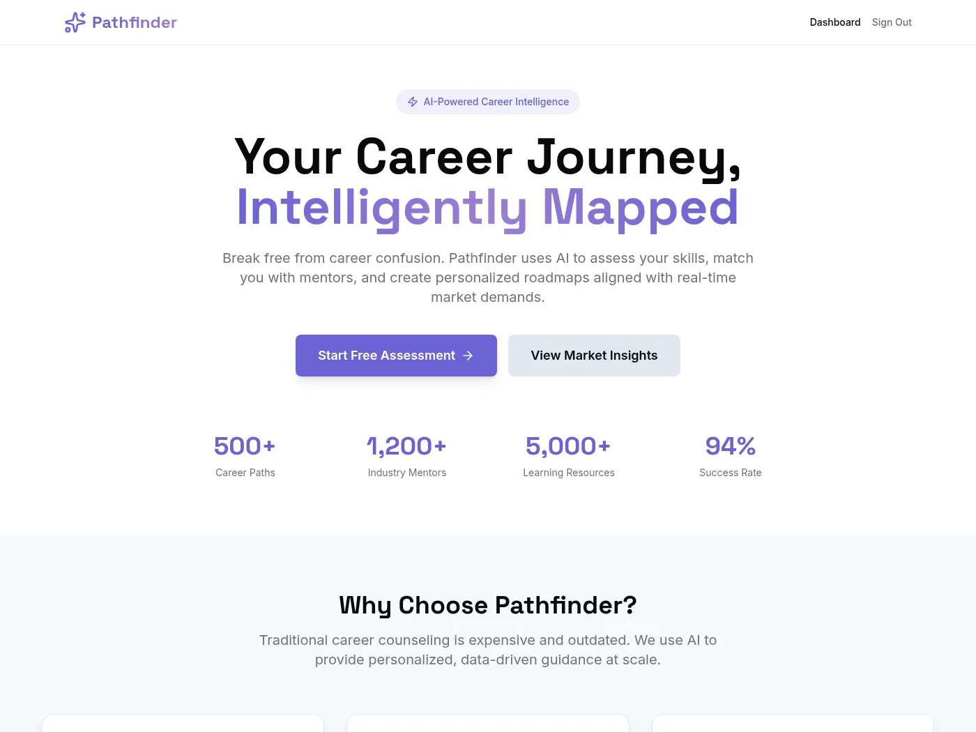 Pathfinder: AI-Powered Personalized Career Navigator