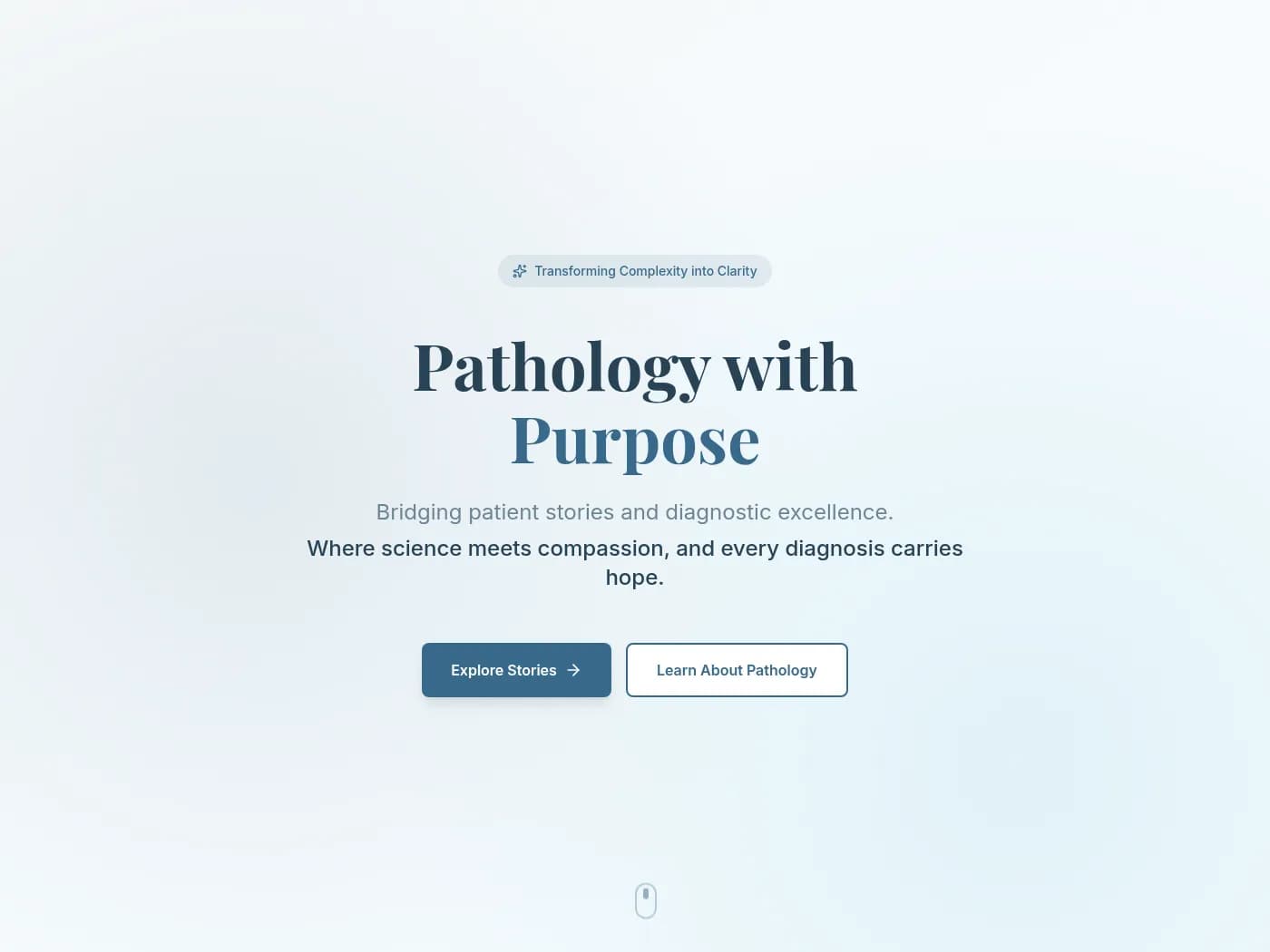 Pathology with Purpose: Bridging Patient Stories and Diagnostic Excellence