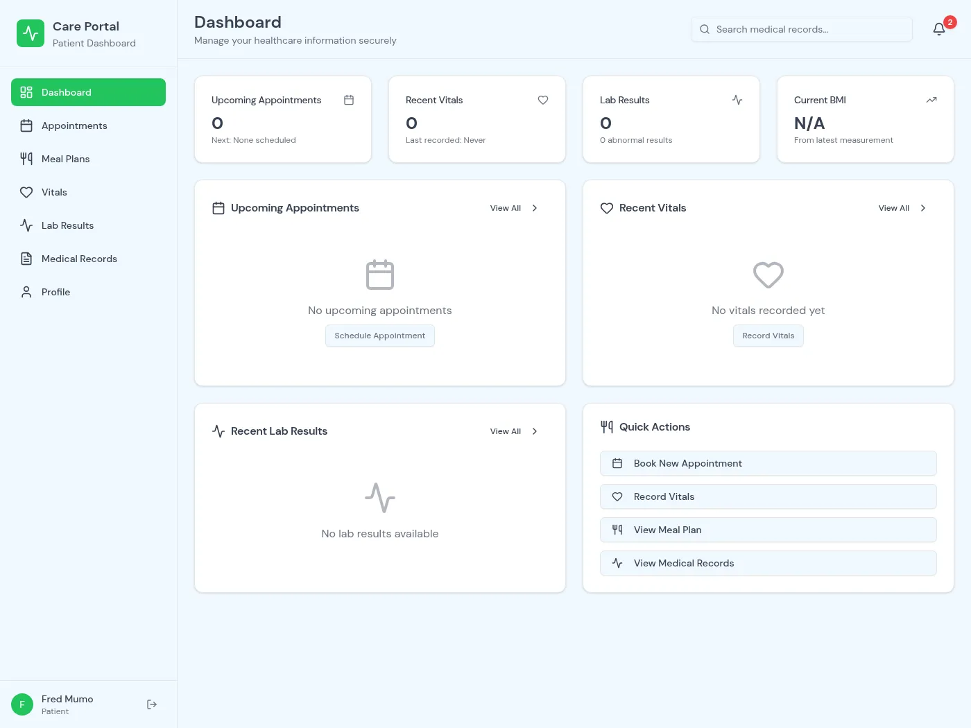 Patient Care Portal