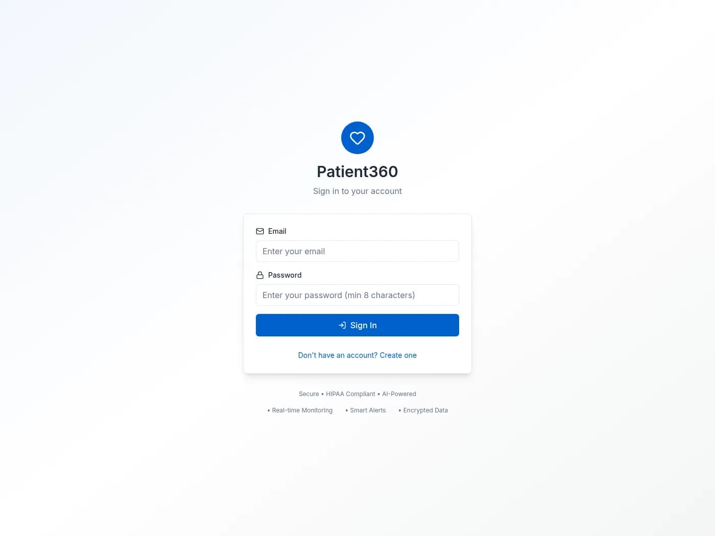Patient360: Secure Digital Health Monitoring & AI Companion