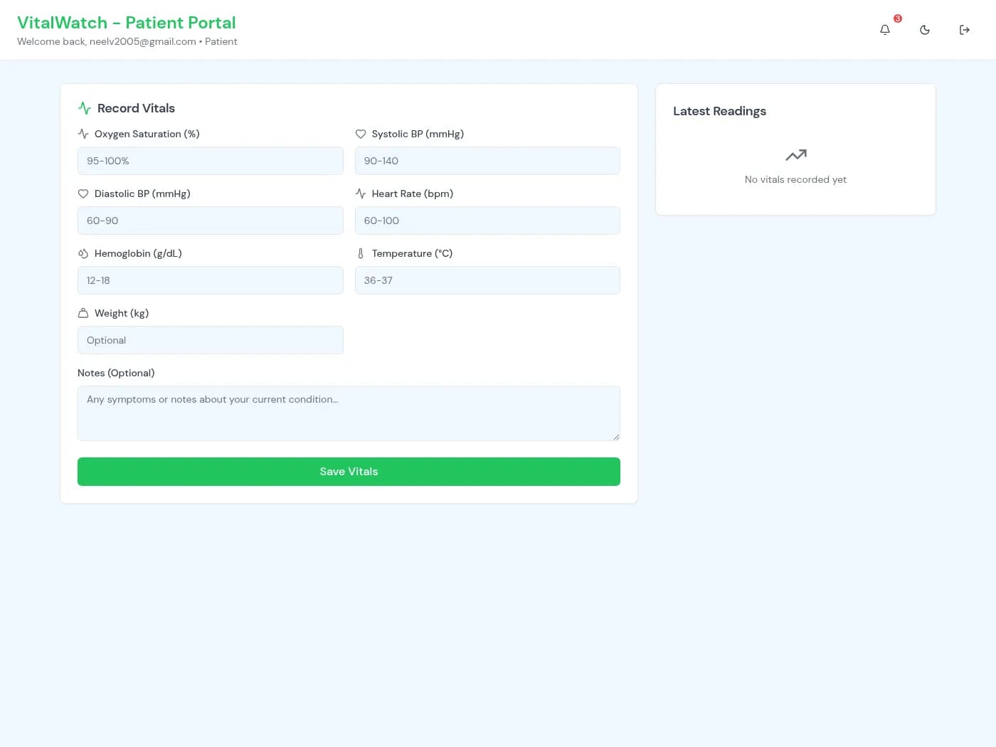 VitalWatch: Comprehensive Patient Monitoring Platform