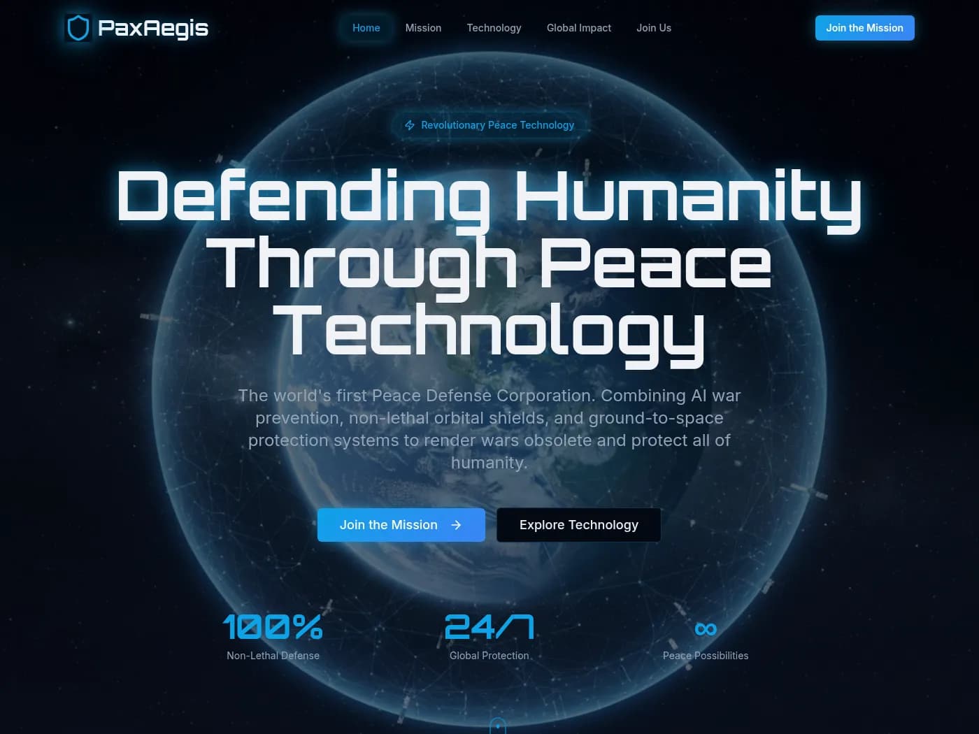 PaxAegis: The Official Peace Defense Corporation Website