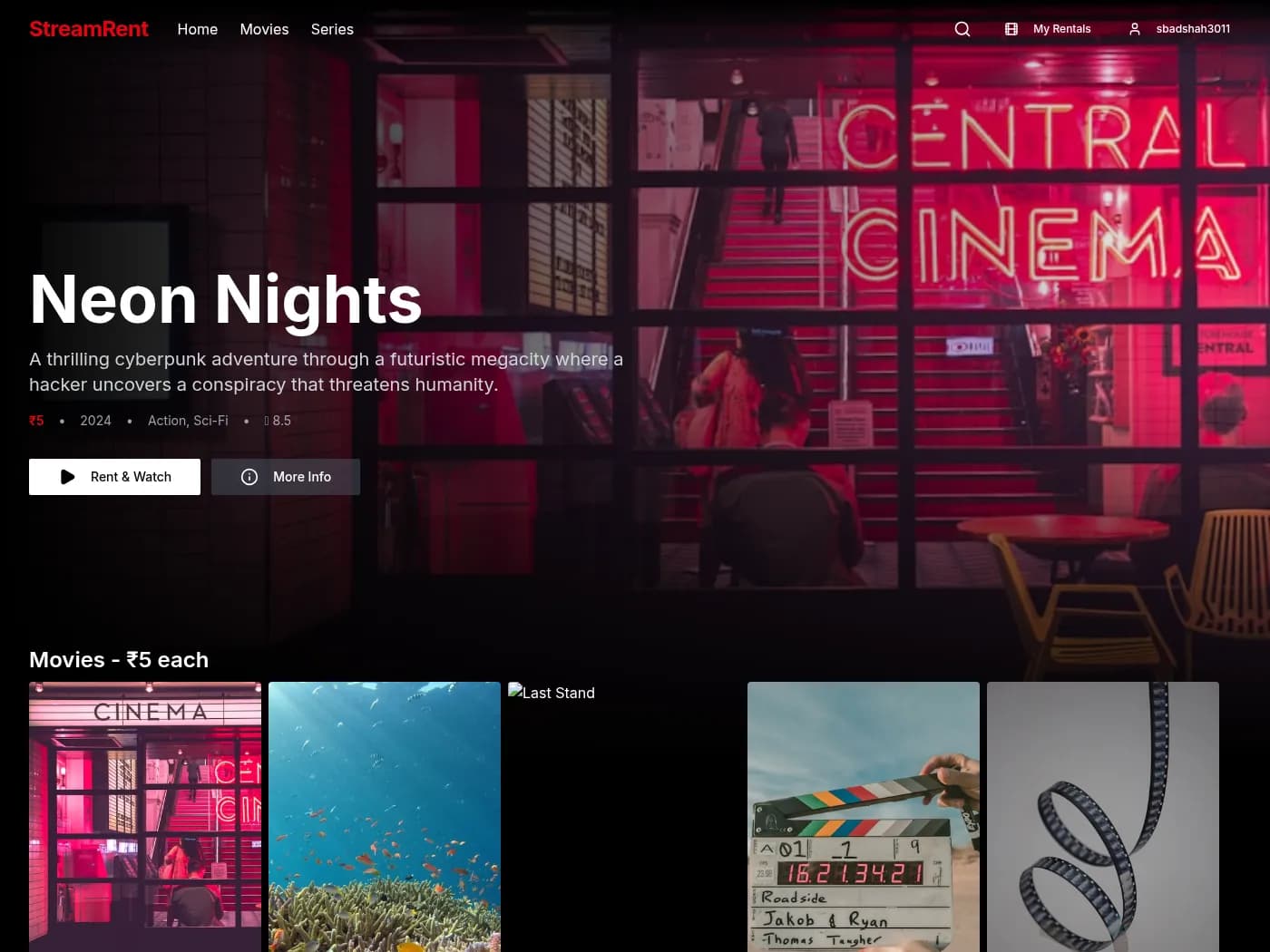 Pay-Per-View Streaming Platform