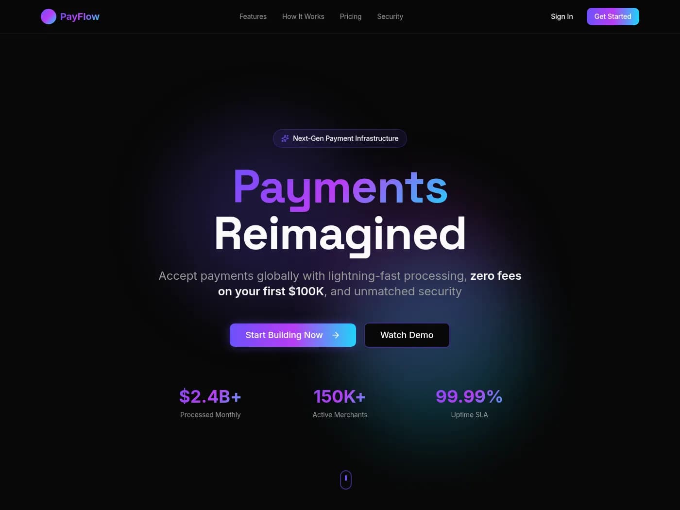 Offbrand-Inspired Payment Provider Website