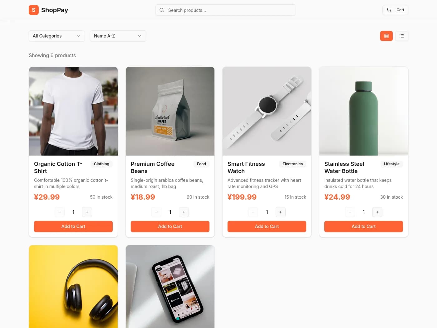 PayPay-Enabled Online Shopping Platform