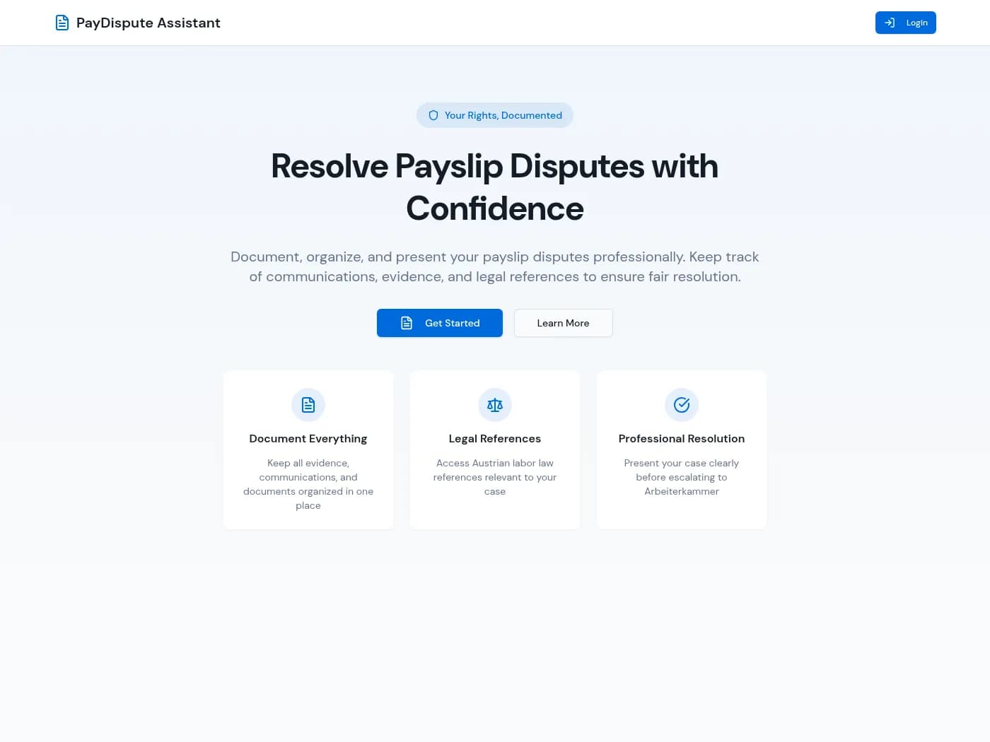 Payslip Dispute Documentation and Resolution Assistant