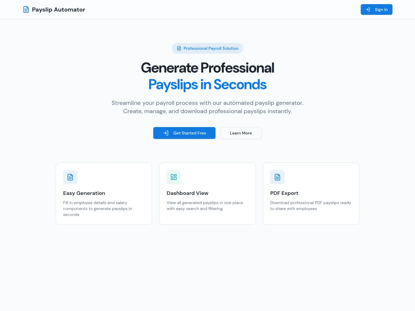 Payslip Automator