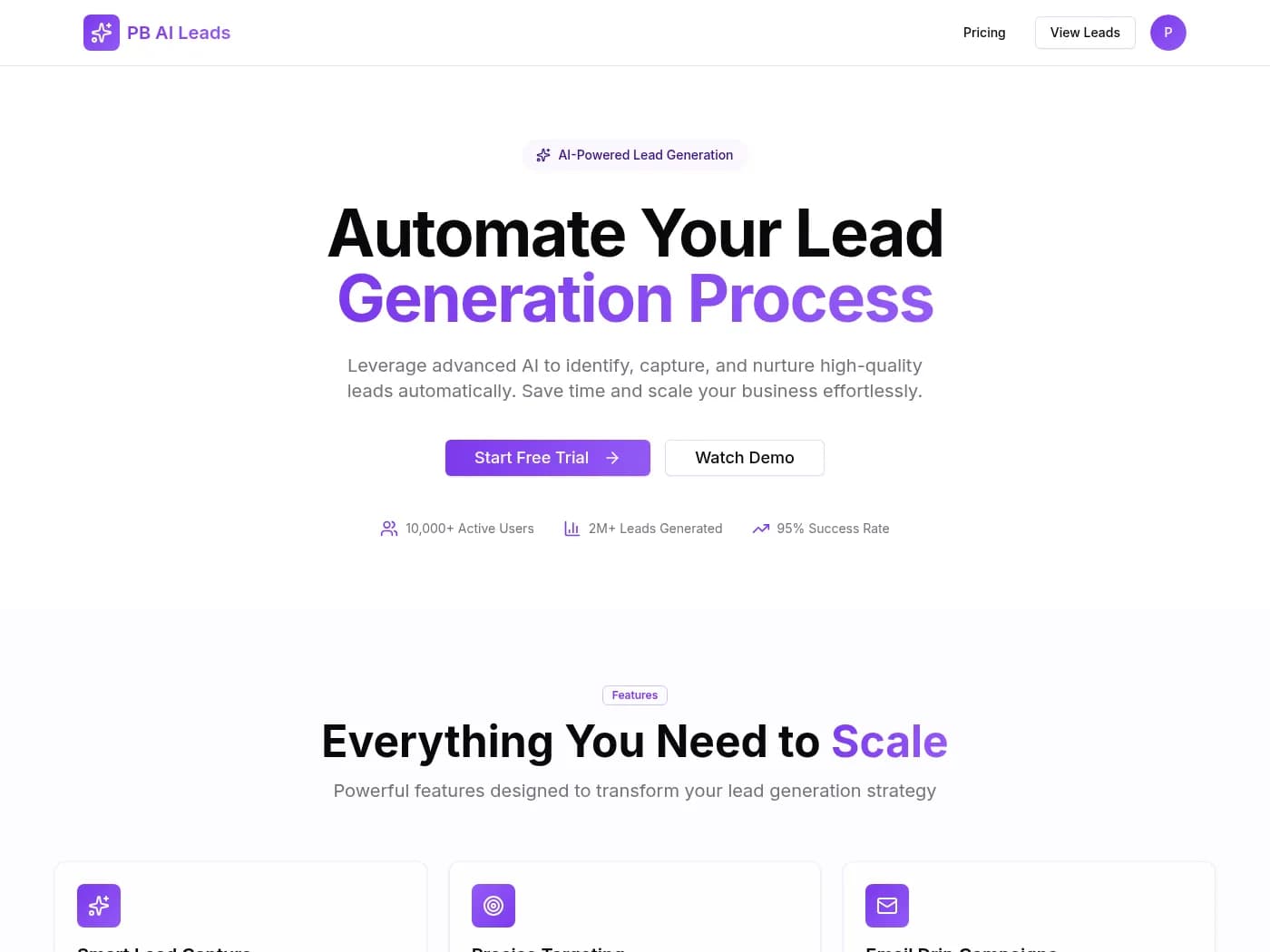 PB AI Leads Generator