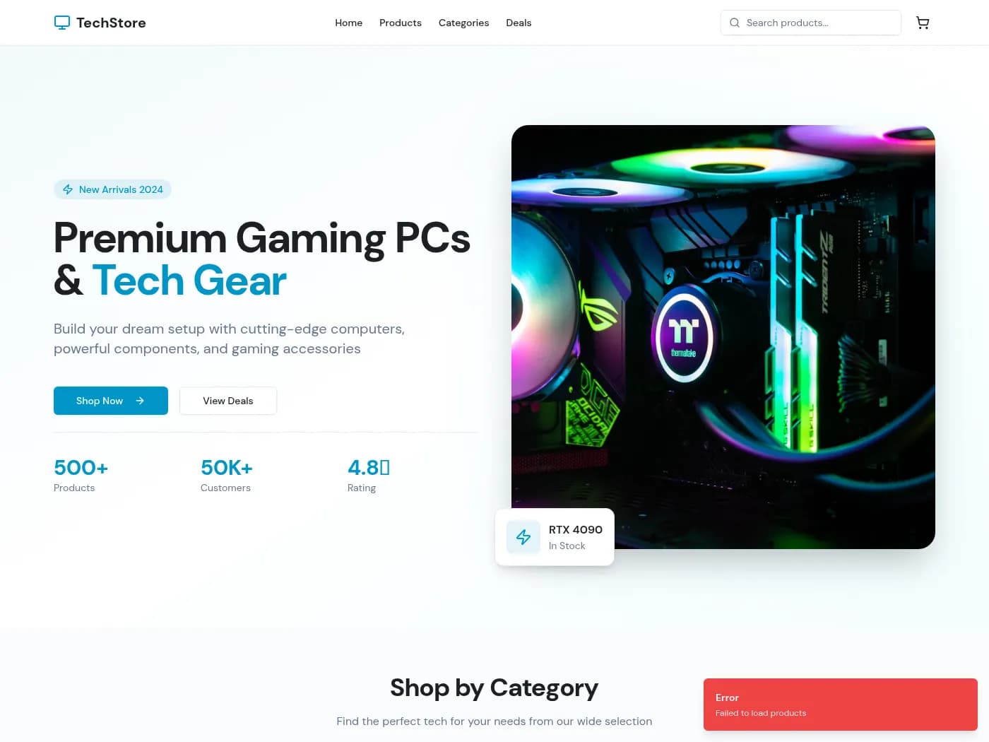 PC Sales Storefront