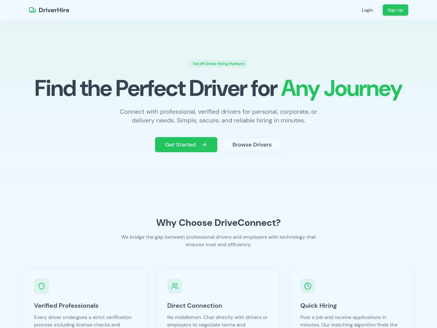 Driver Hiring System