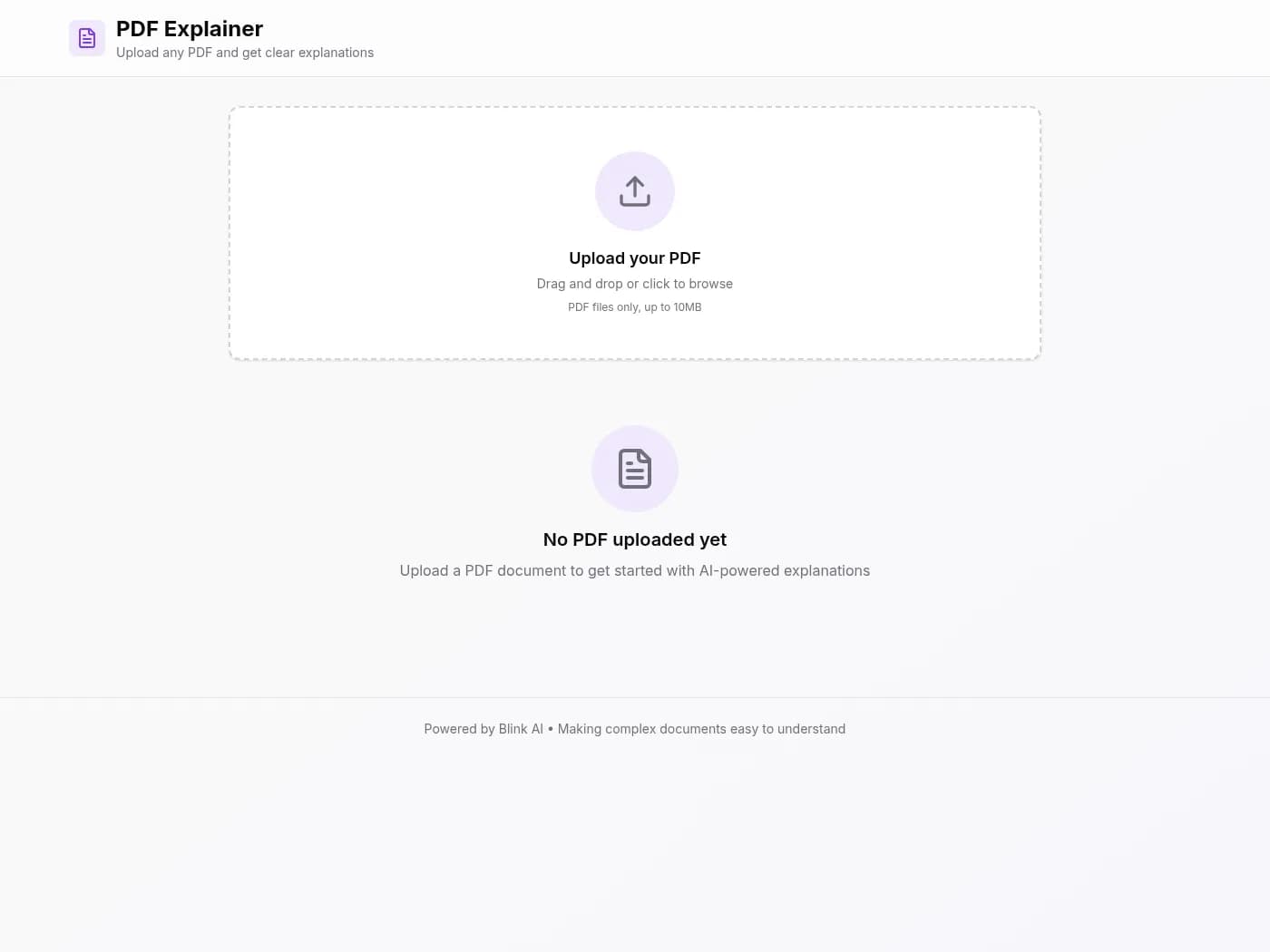 PDF Explainer