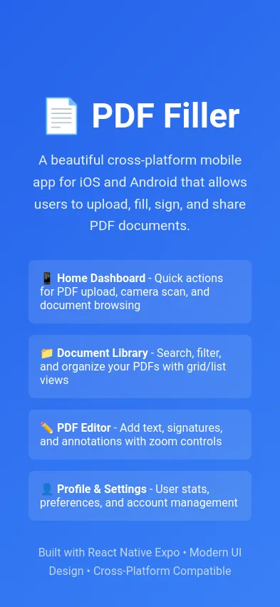 PDF Filler Mobile App