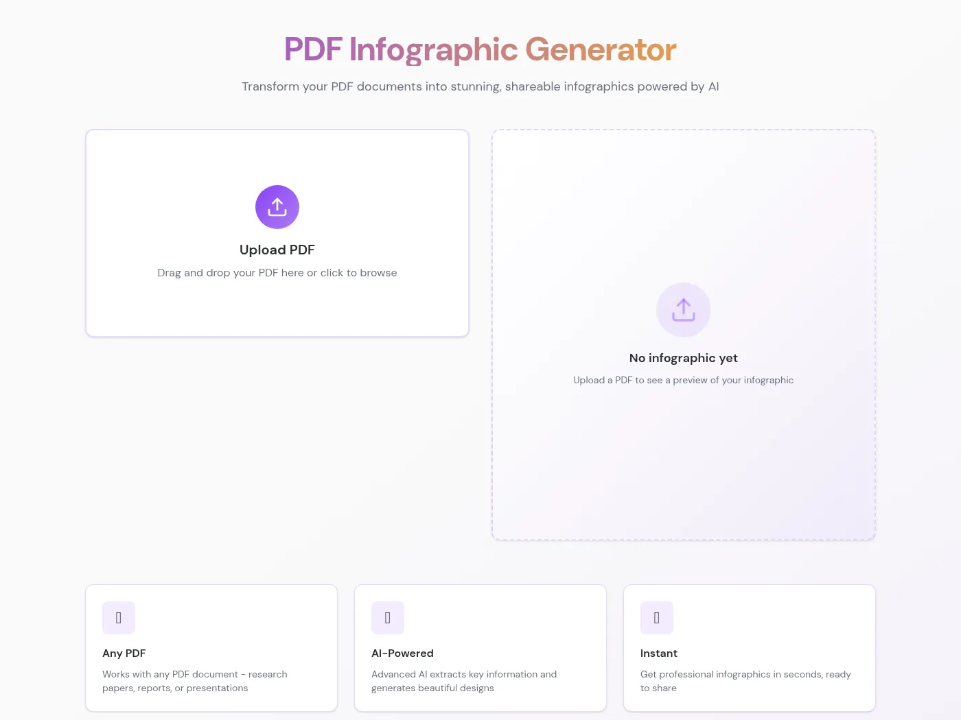 PDF Infographic Generator