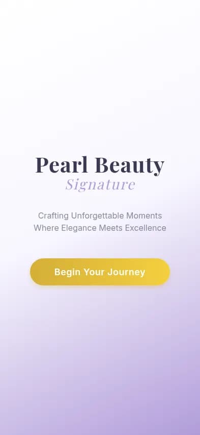 Pearl Beauty Signature Event Mobile App