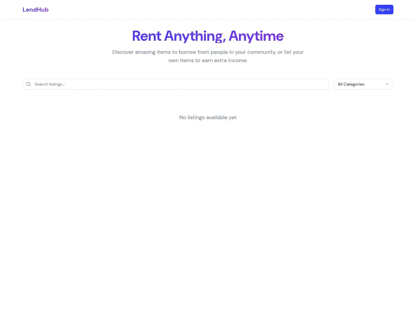Peer-to-Peer Asset Lending Platform