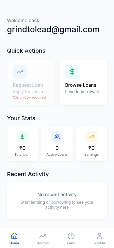 peerZpay: React Native P2P Lending Platform