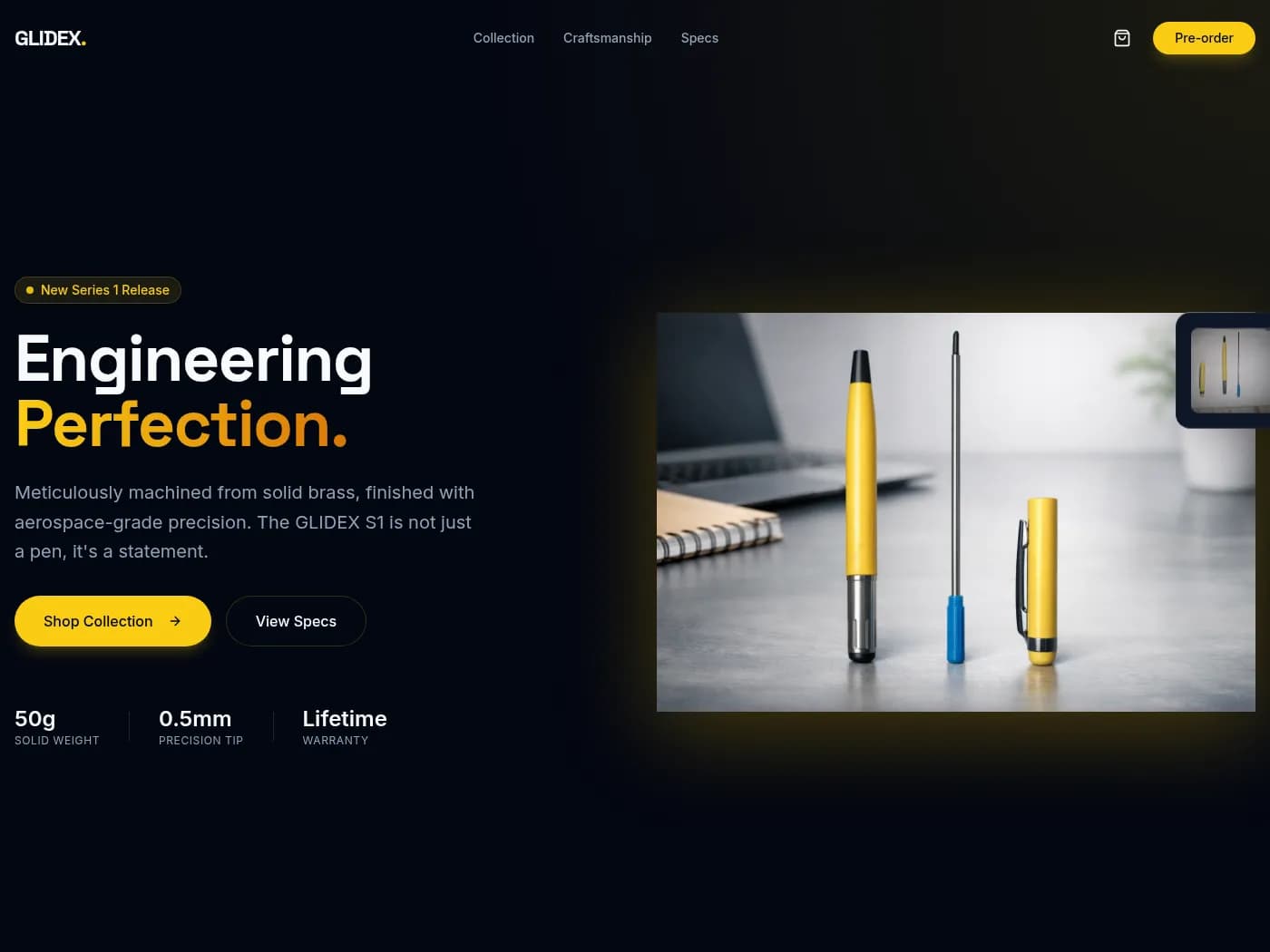 Pen Brand Website