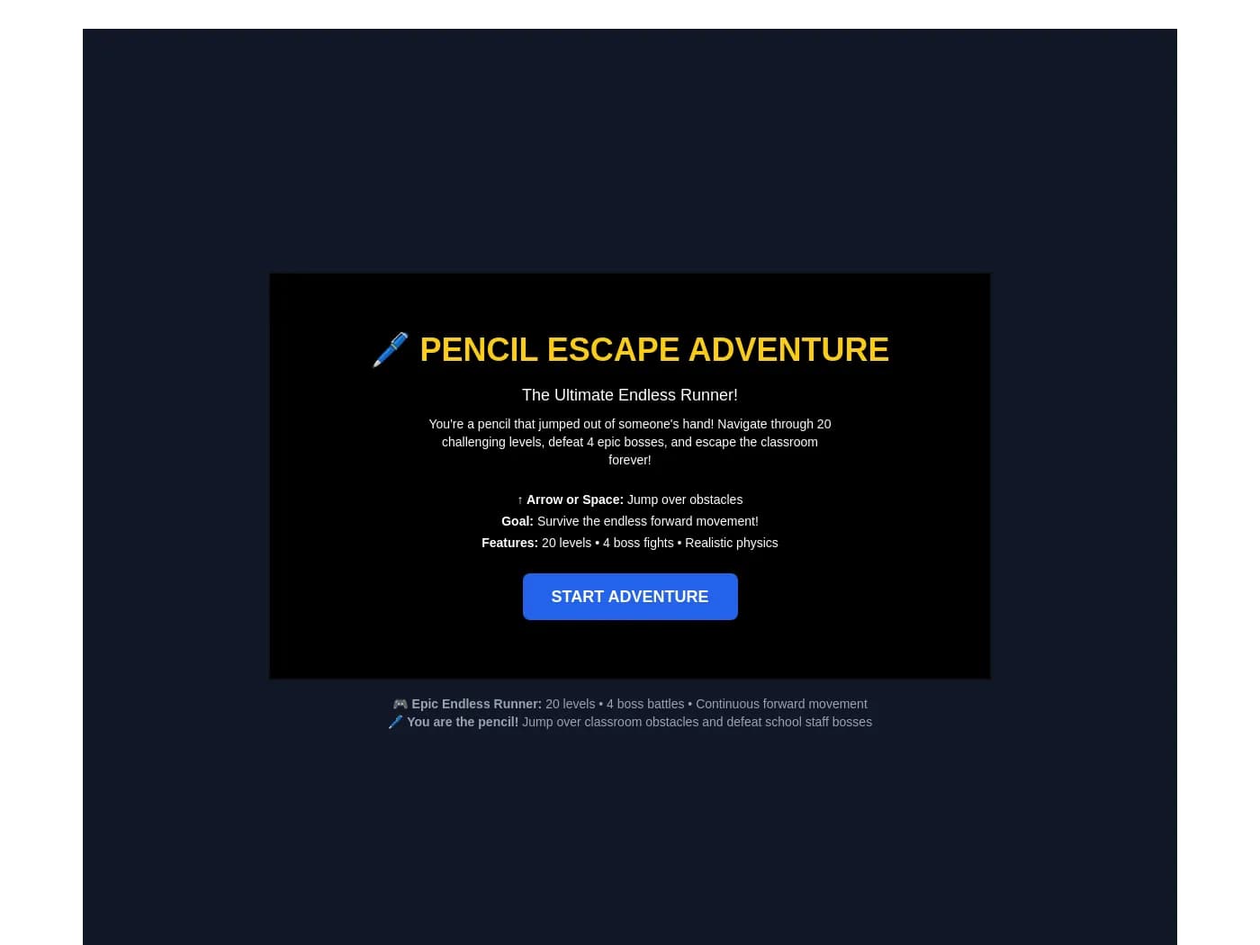 Pencil escap