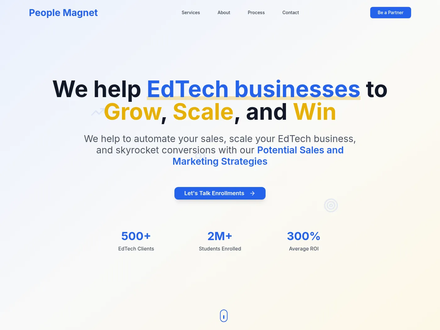 People Magnet EdTech Growth Platform