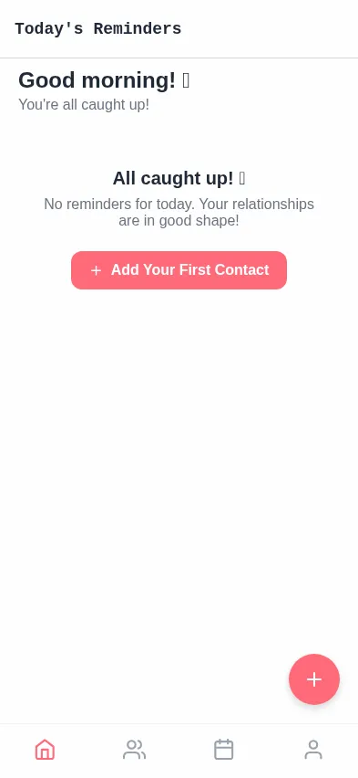 People – Stay Connected: The Gentle Relationship Reminder App