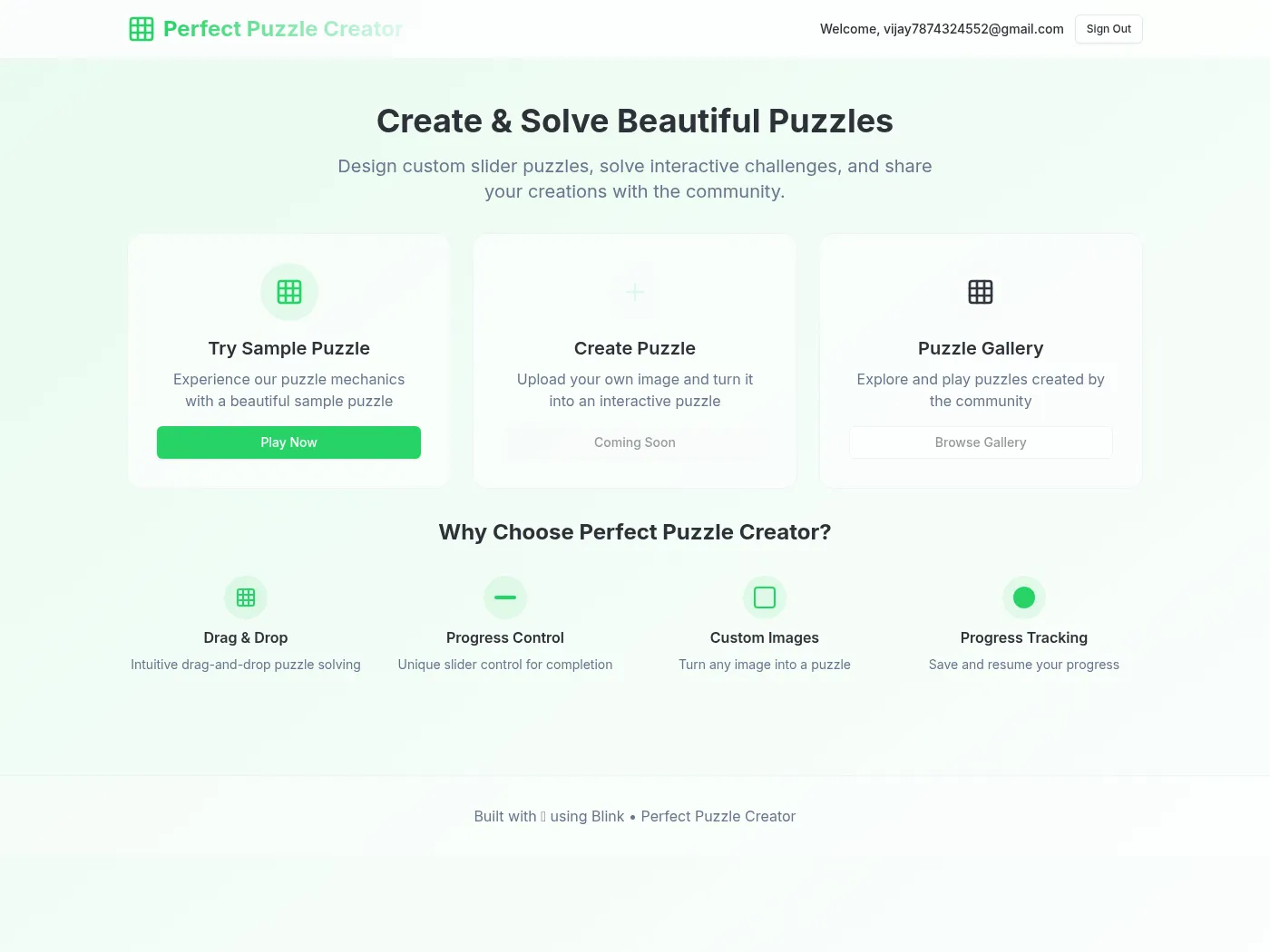 Perfect Puzzle Creator