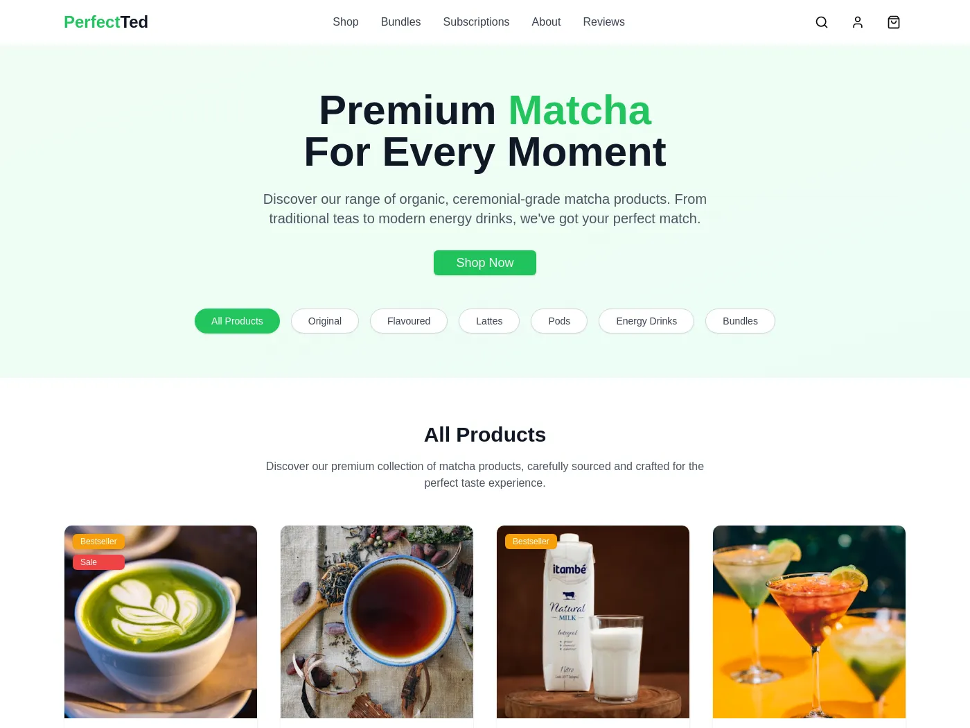 PerfectTed E-commerce Clone