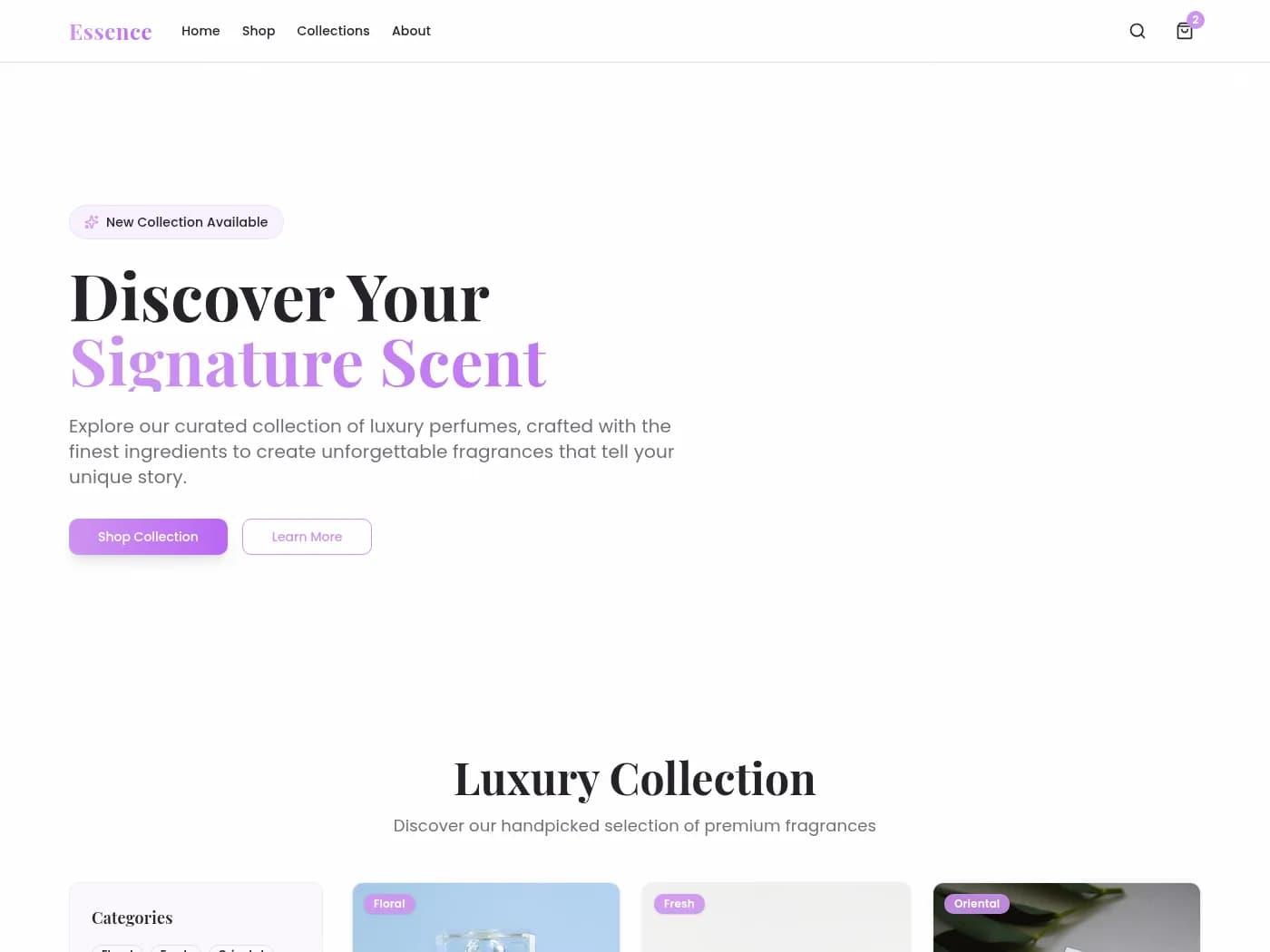 Perfume Shop Website