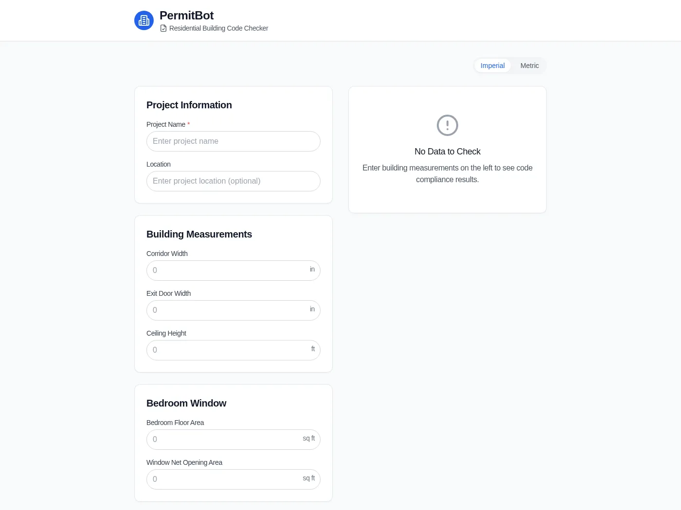 PermitBot: Residential Building Code Checker
