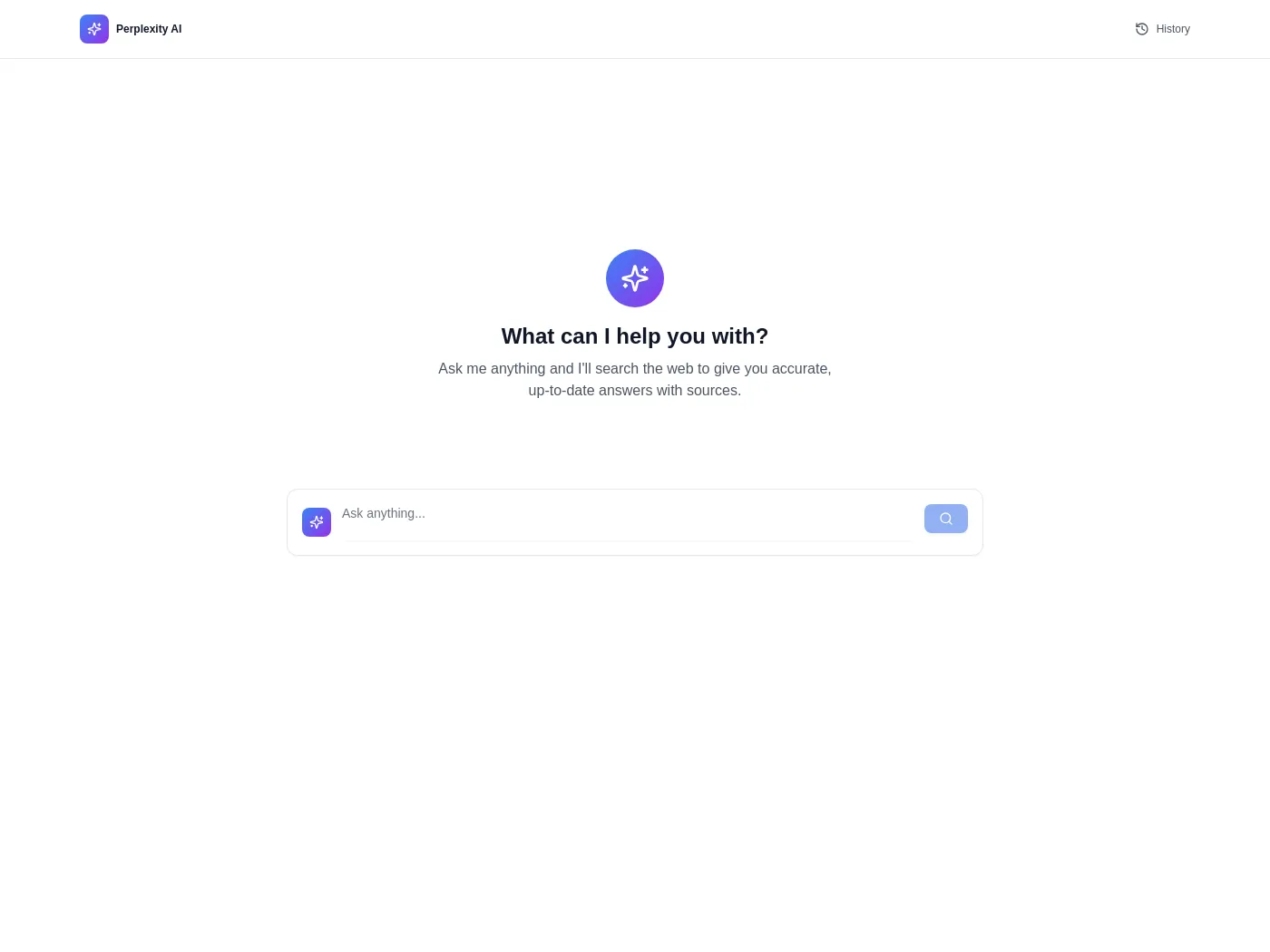 Perplexity AI Clone