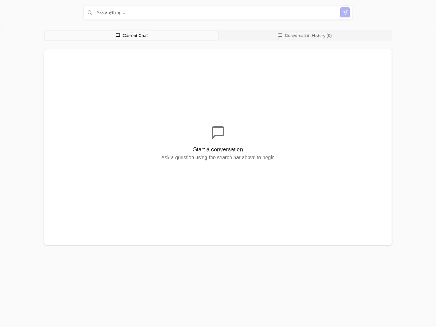 Perplexity API React Integration with Streaming and Conversation Log