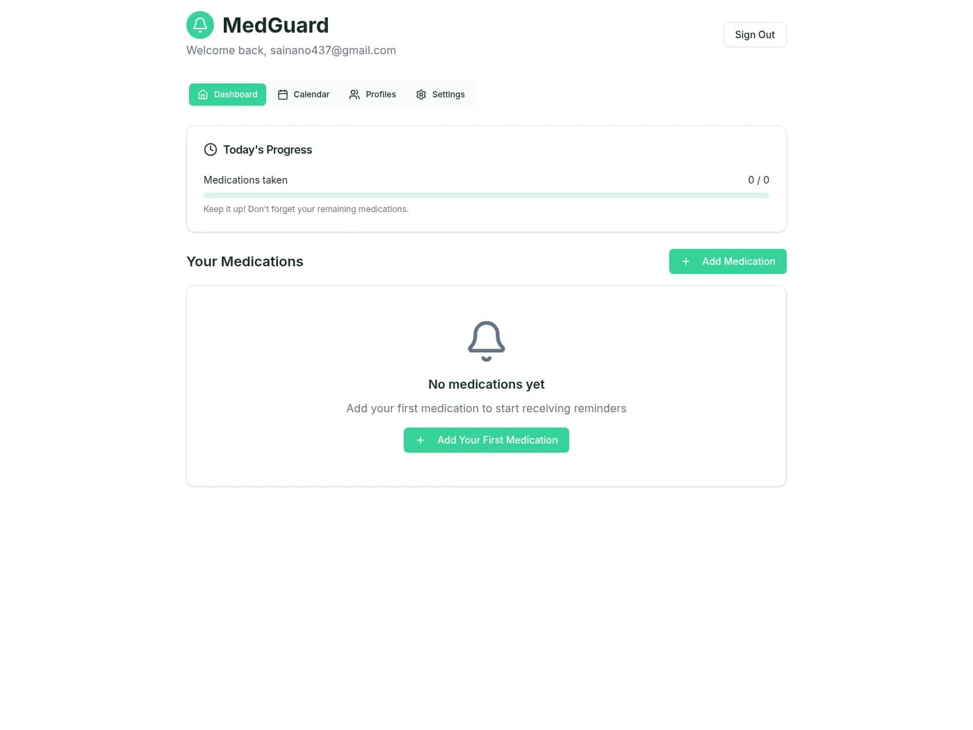 Persistent Daily Medicine Reminder App