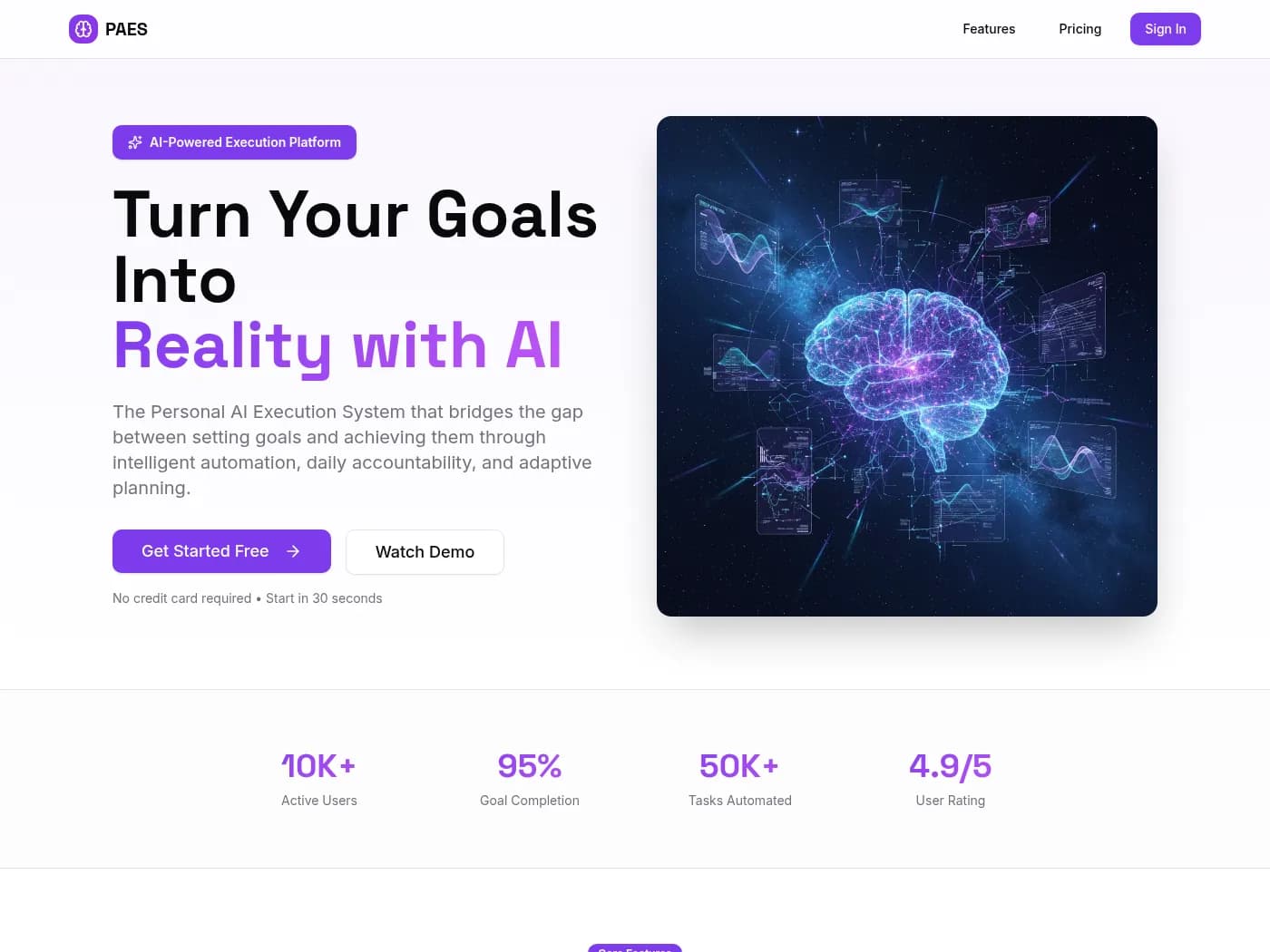 Personal AI Execution System (PAES): The Next-Gen Goal Achievement Platform