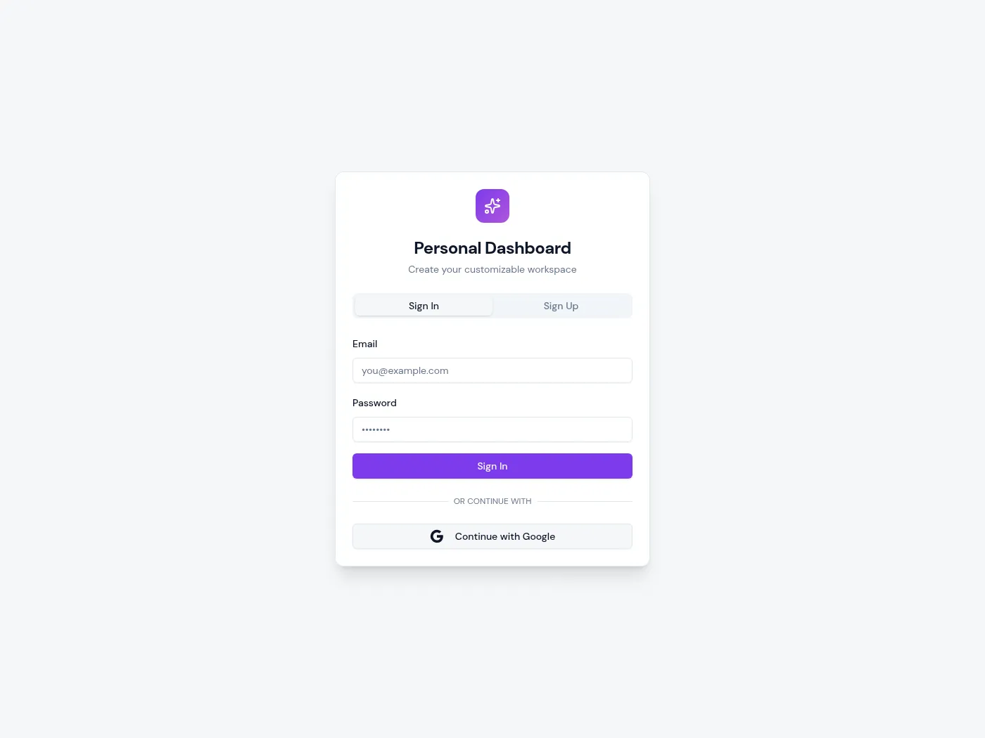 Personal AI-Powered Dashboard Builder