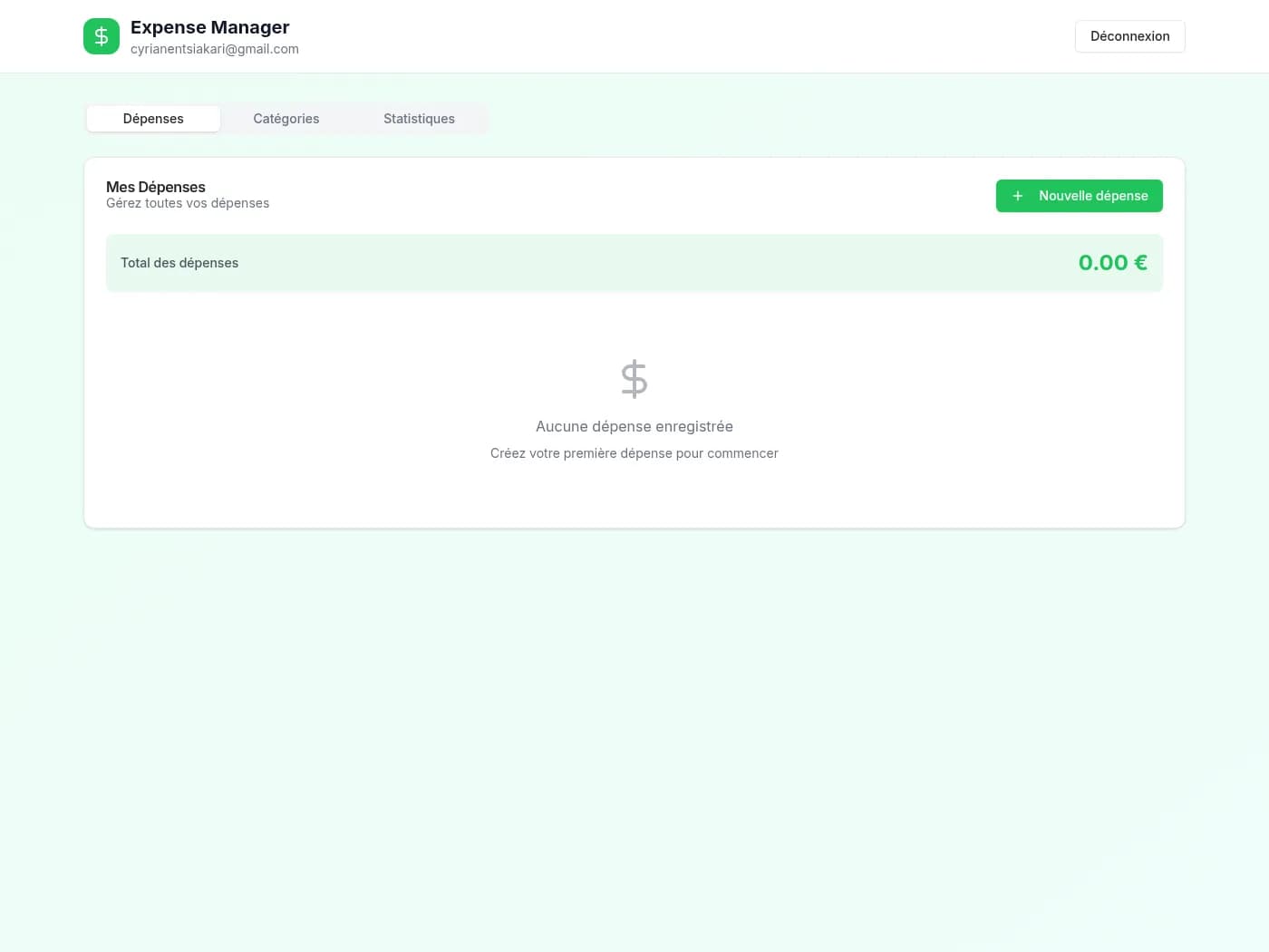 Back-End for Personal Expense Management Mobile App
